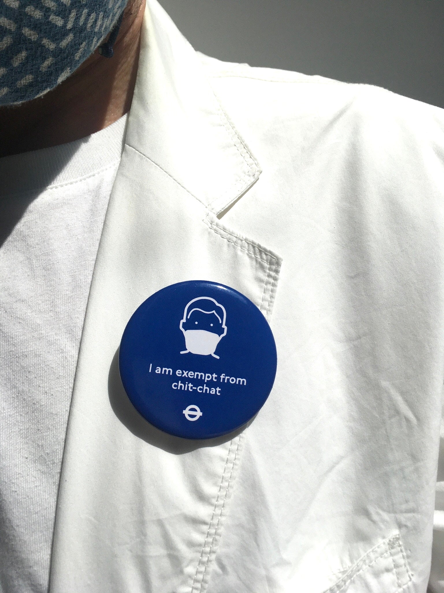 No chit-chat badge – Themisfortuneteller