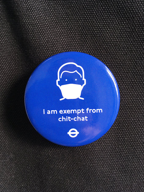 No chit-chat badge – Themisfortuneteller